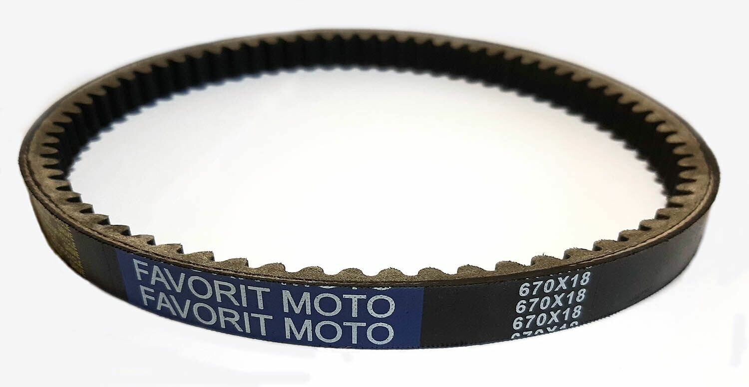Ремень вариатора Favorit Moto 670х18 для скутеров Honda Dio ZX28/ZX34