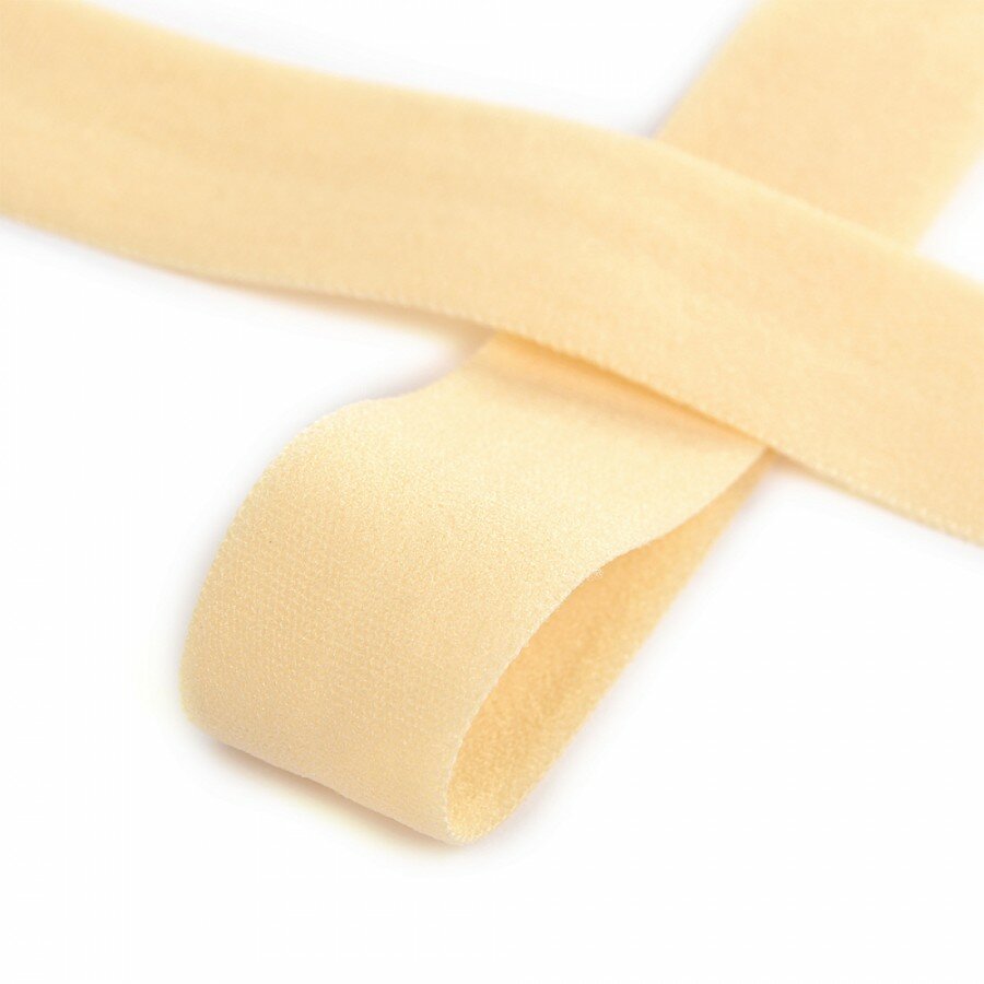 Резинка TBY бельевая (окантовочная матовая) 15мм ROM.15180S цв. S180 бежевый песочный уп.50 м