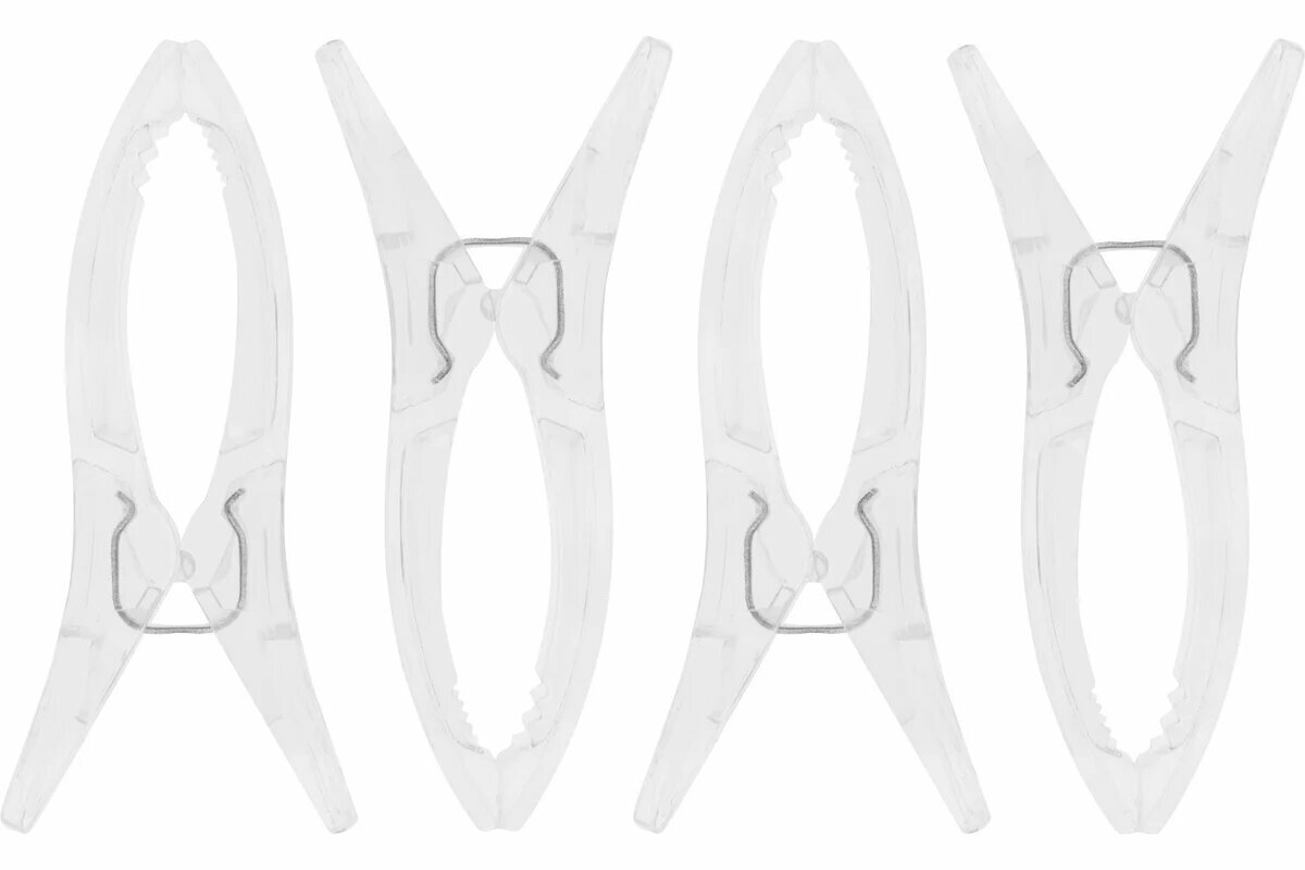Клипсы для занавесок-плиссе Рыжий котнабор 4 шт, 109374, простое крепление
