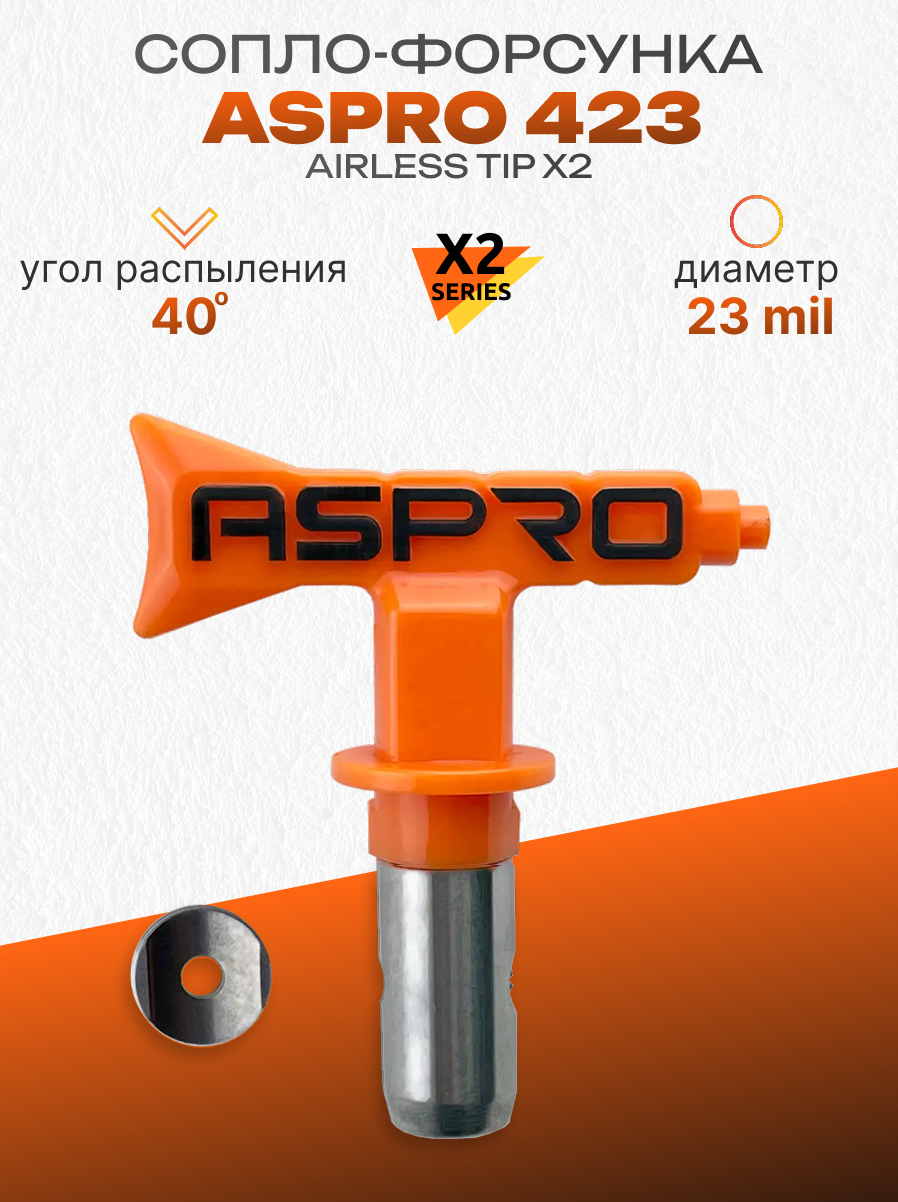 ASPRO №423 Форсунка для краскопульта (сопло)