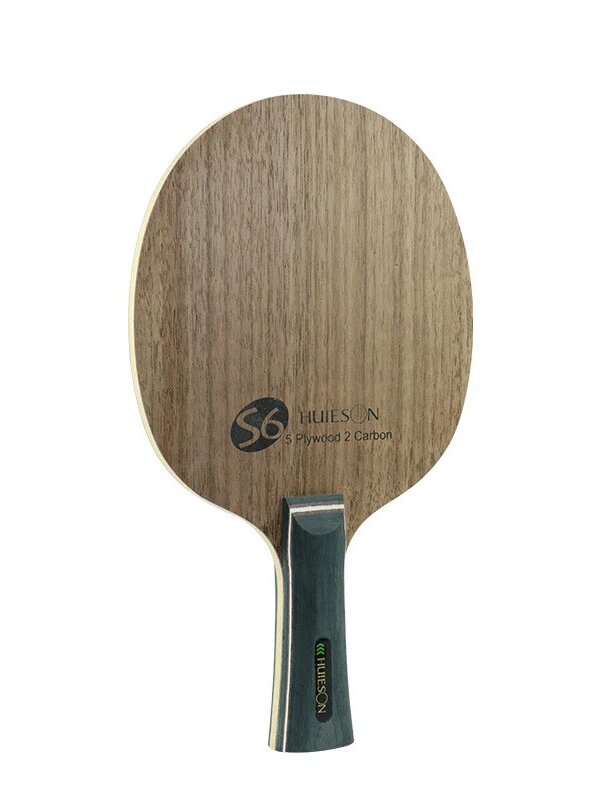 Профессиональное лезвие для настольного тенниса Huieson S6, внешний карбоновый орех Ayous 7, фанера, весло для пинг-понга для ракетки для настольного тенниса, сделай сам S6