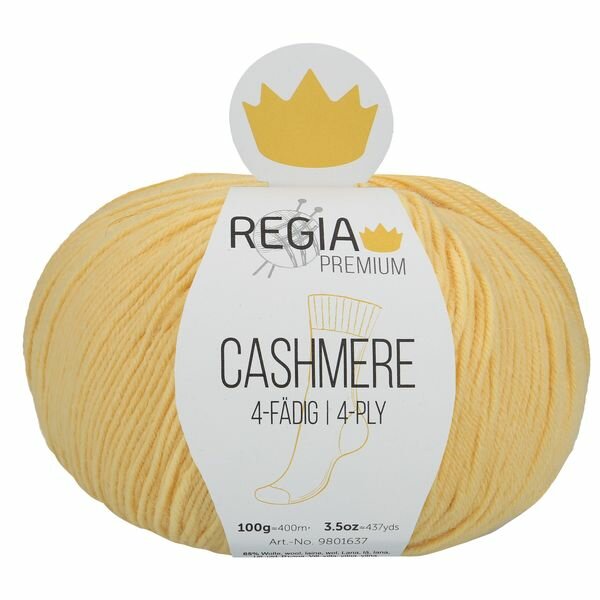 Носочная пряжа Regia Premium Cashmere (00022 Mimosa)