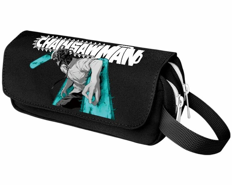 Пенал аниме Человек-бензопила Почита (Chainsaw Man) ( Пенал школьный для девочек и мальчиков ) -KP