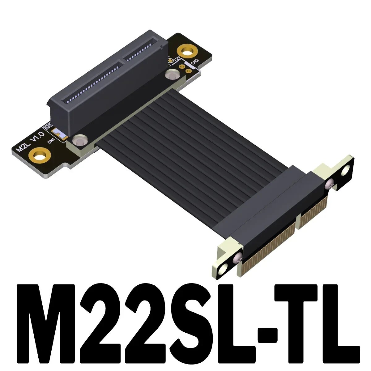 ADT-Link PCI-E X4 к X4 Райзер кабель 5CM, M22SL-TL