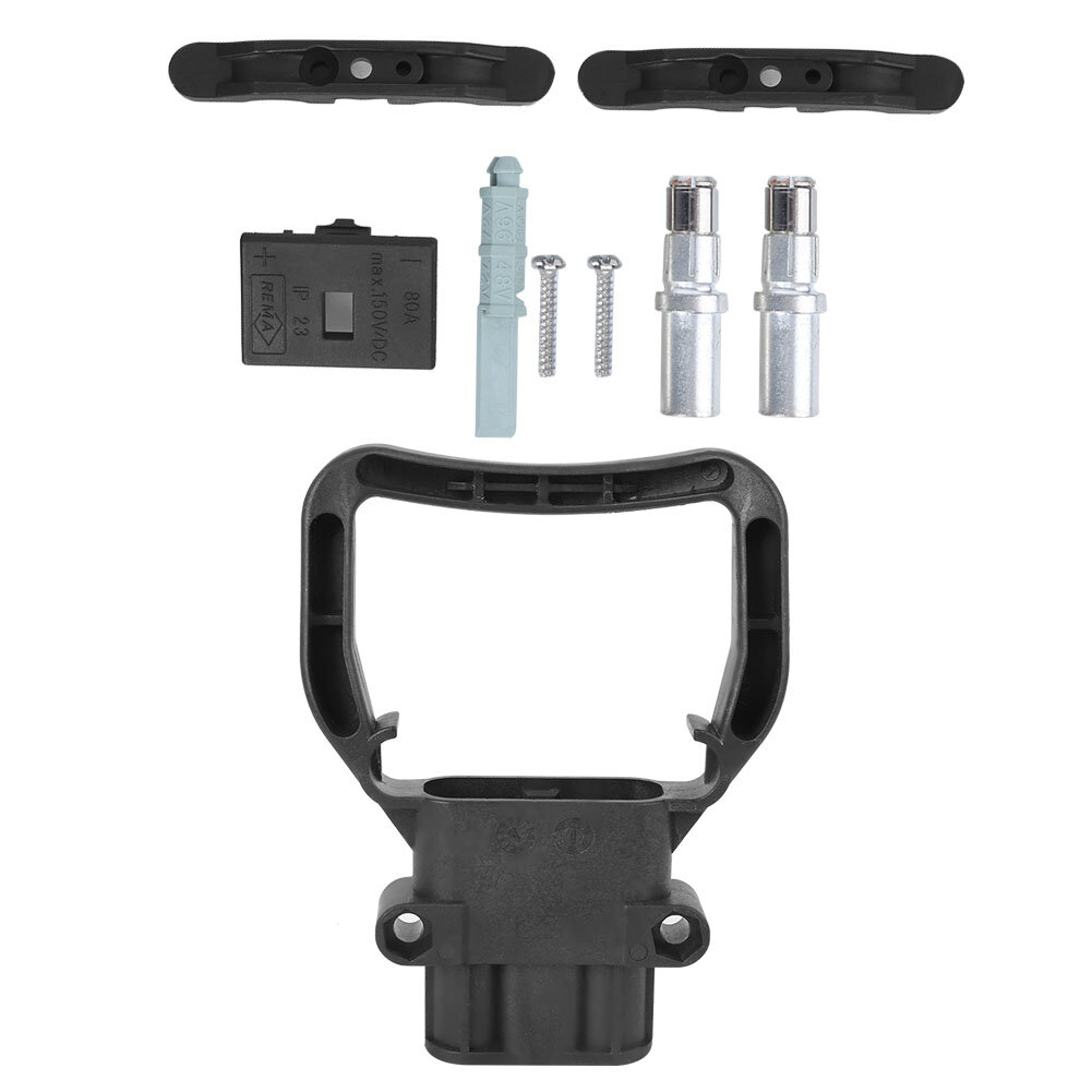 80A гнездовой разъем для вилочного погрузчика для зарядки электромобиля, сверхпрочный разъем для кабеля постоянного тока 150 В, совместимый с зарядными устройствами для электромобилей