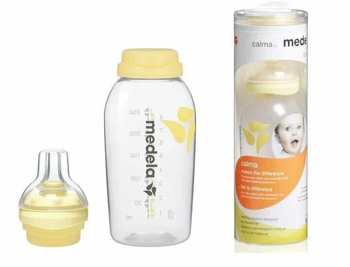 Бутылочка Medela Calma 250 мл со смартсоской