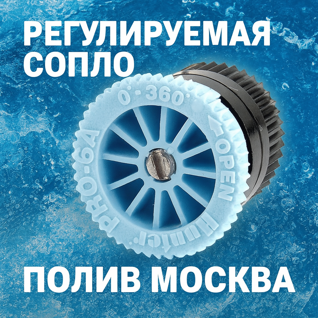Сопло/форсунка для полива Hunter PRO 6A, регулируемое, голубой цвет, пластик
