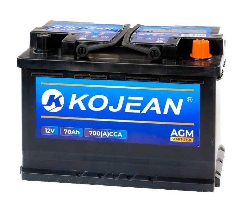 Аккумулятор KOJEAN Start-Stop AGM 70 А. ч 700А (278х175х190) L3