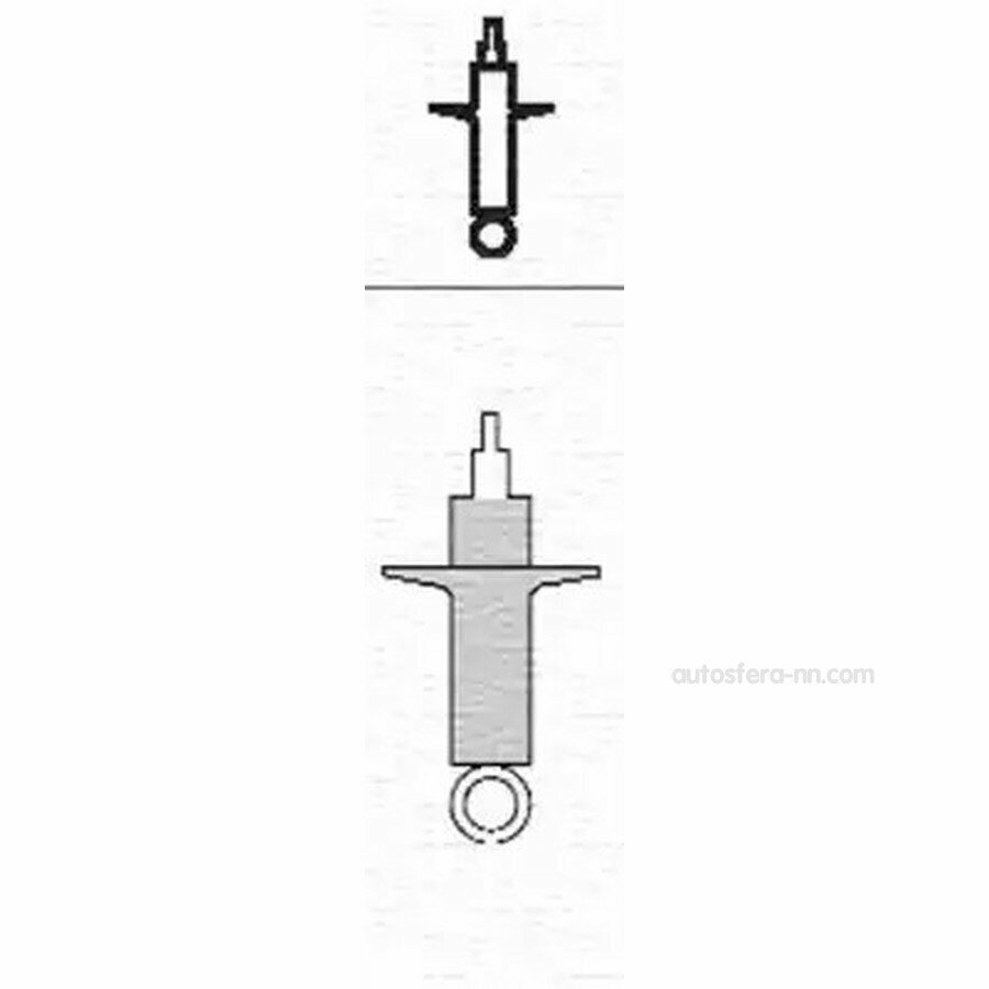 MAGNETI MARELLI 351416070000 Амортизатор задний GAS