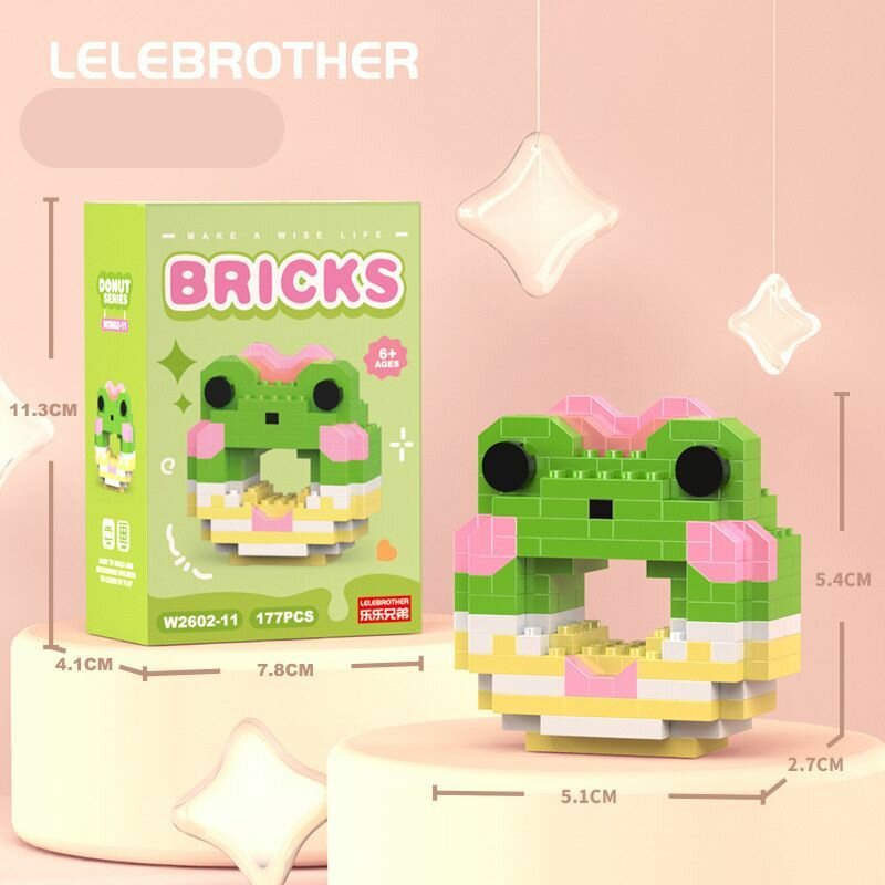 Мини-конструктор, 3D фигурка/игрушка из мультиков,