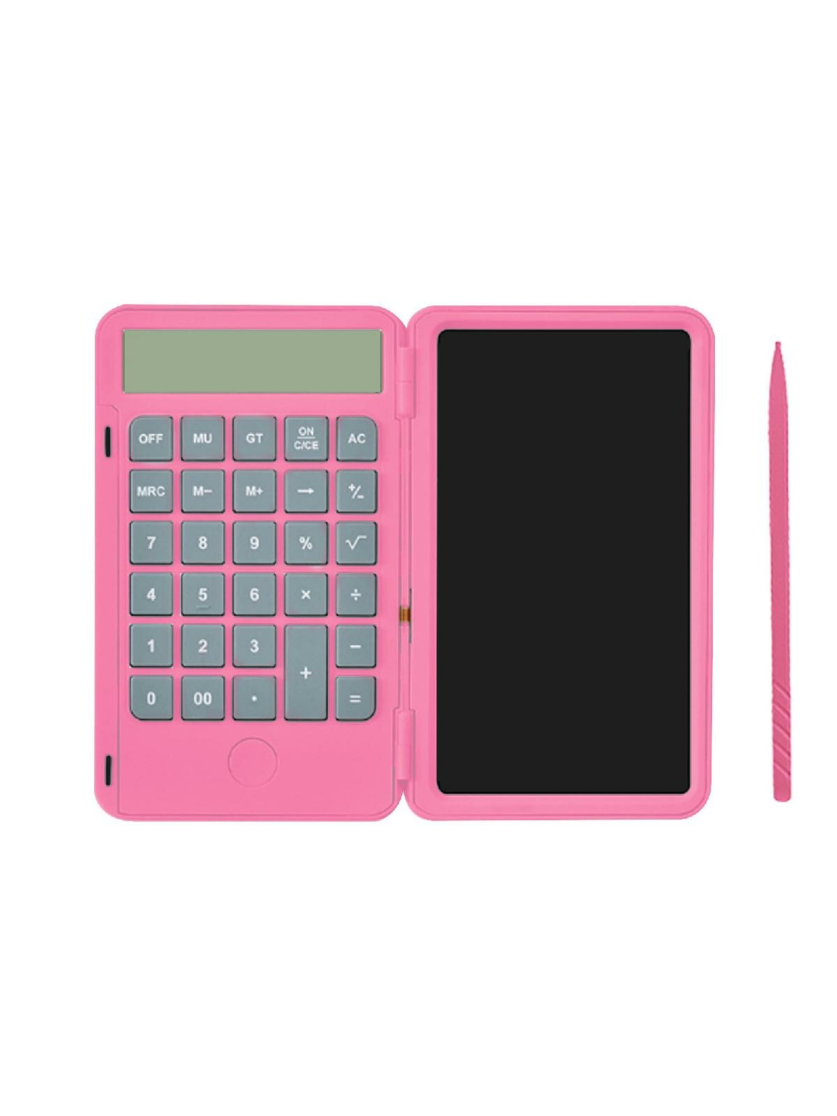 6 Inch Calculator USB LCD Writing Tablet Portable Rechargeable Drawing Board Office Handwriting Notebook For Students