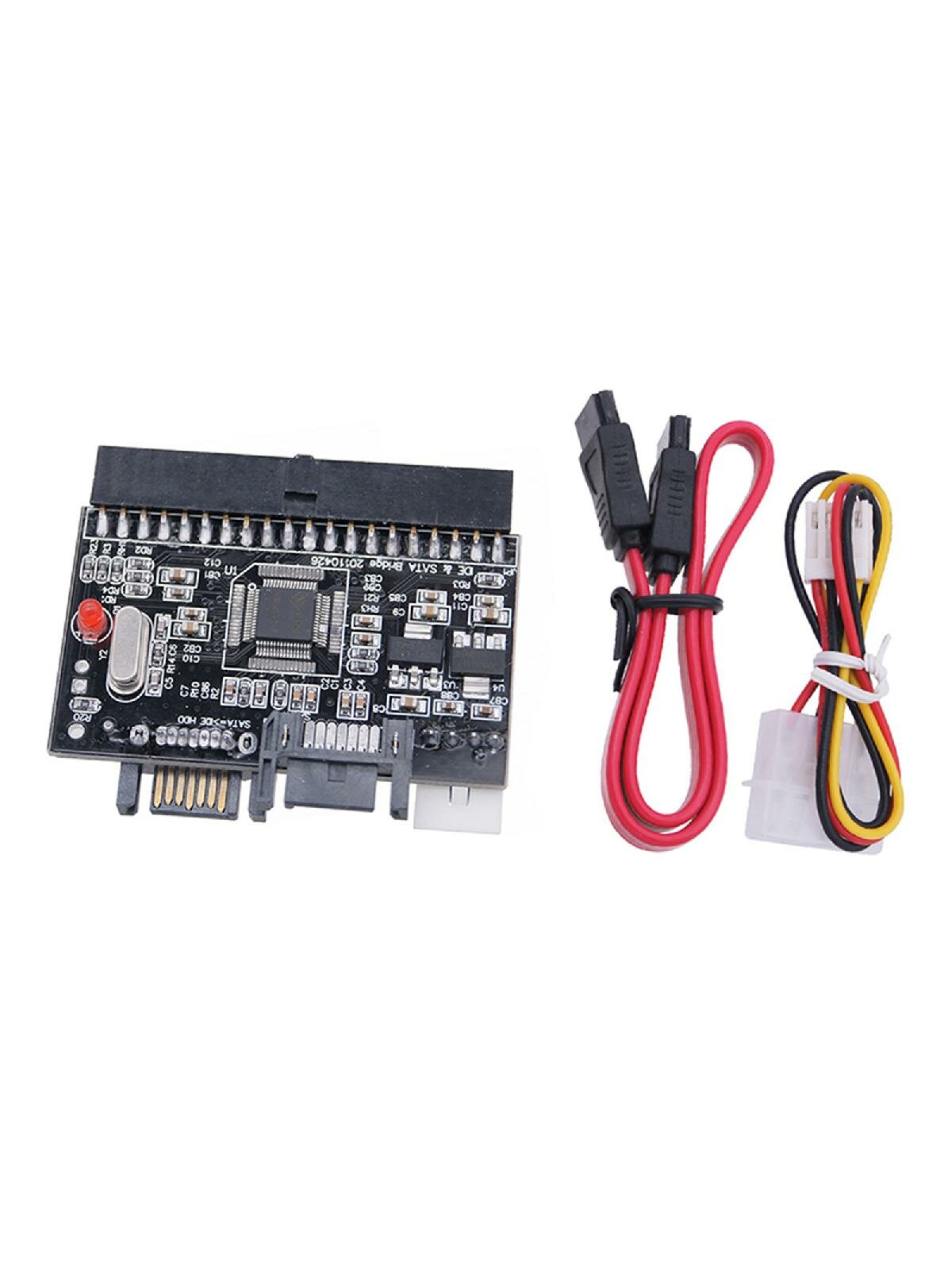 Bi-Directional IDE to SATA Converter for PC Desktop High-Performance and Reliable IDE to SATA Adapter Riser Card