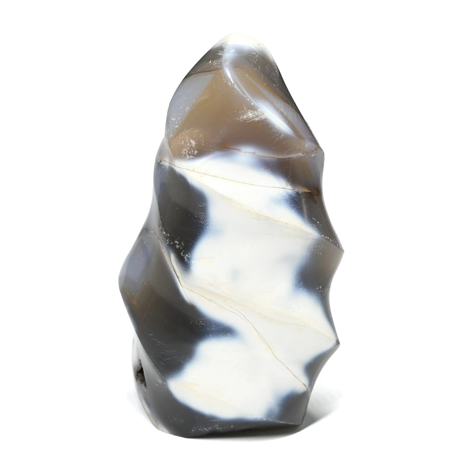 Кристалл из агата "Свечка" 48*33*88мм, 187г .