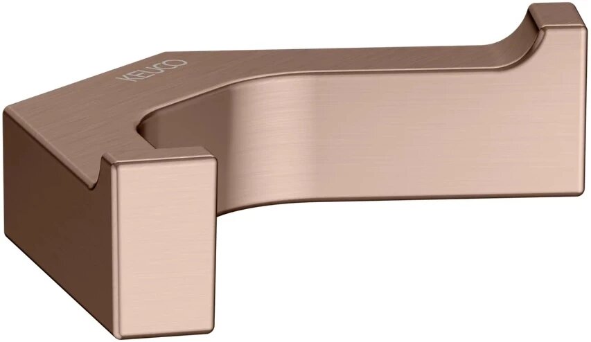 Крючок KEUCO Edition 11 11115290000 двойной, для ванны, розовое золото матовый