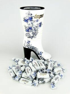 Конфеты "Летящей походкой". Сапожок. 200г. АтАг.