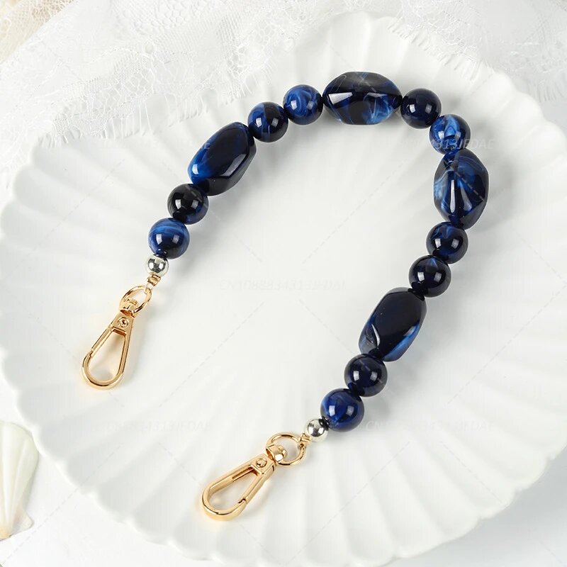 Новый аксессуар для женской сумки «сделай сам», акриловая смола, бусины, детали, браслет ручной работы, женский сменный браслет, цепочка с ручкой для сумки