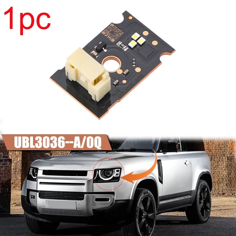 Светодиодные фары DRL, плата дневных ходовых огней, балласт для Land Rover Defender L663 2019-2024, автомобильные аксессуары UBL3036-A/0Q 1pc