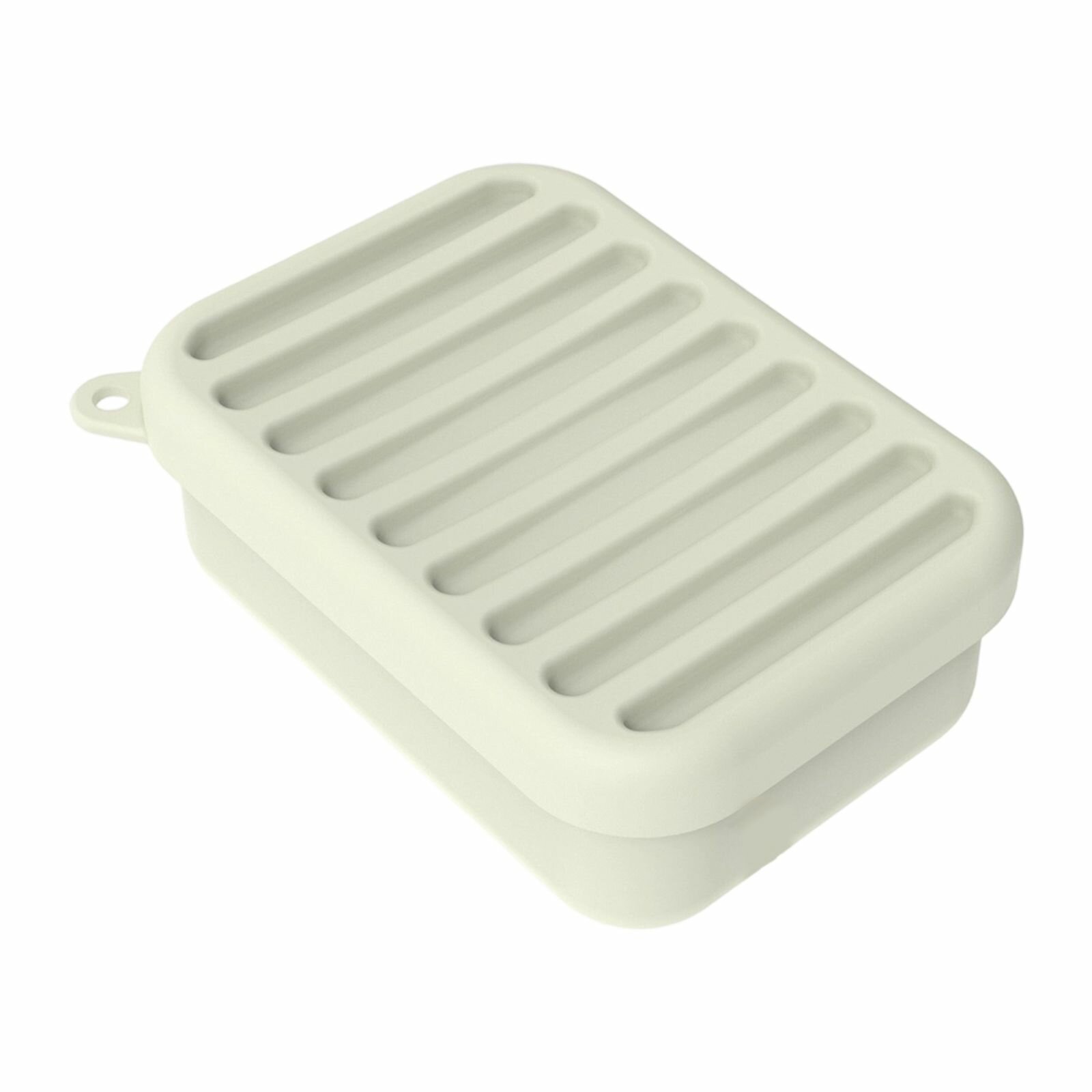 Силиконовая мыльница с крышкой и быстросохнущим дренажным слоем для дома душа общежития