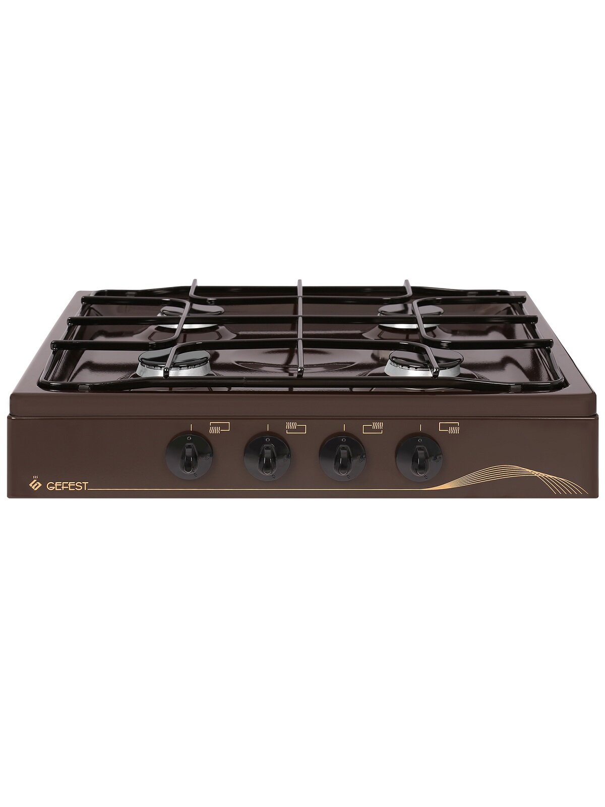 Газовая плита настольная Gefest ПГ 900 К17 коричневый (эмалированная сталь)