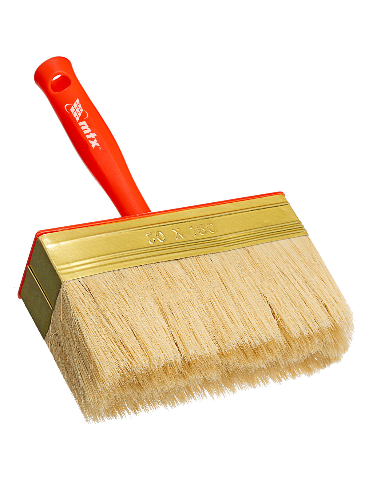 Кисть-ракля MTX 50 х 150 мм, натур. щетина, пластмас. корпус, пластмас. ручка 84124