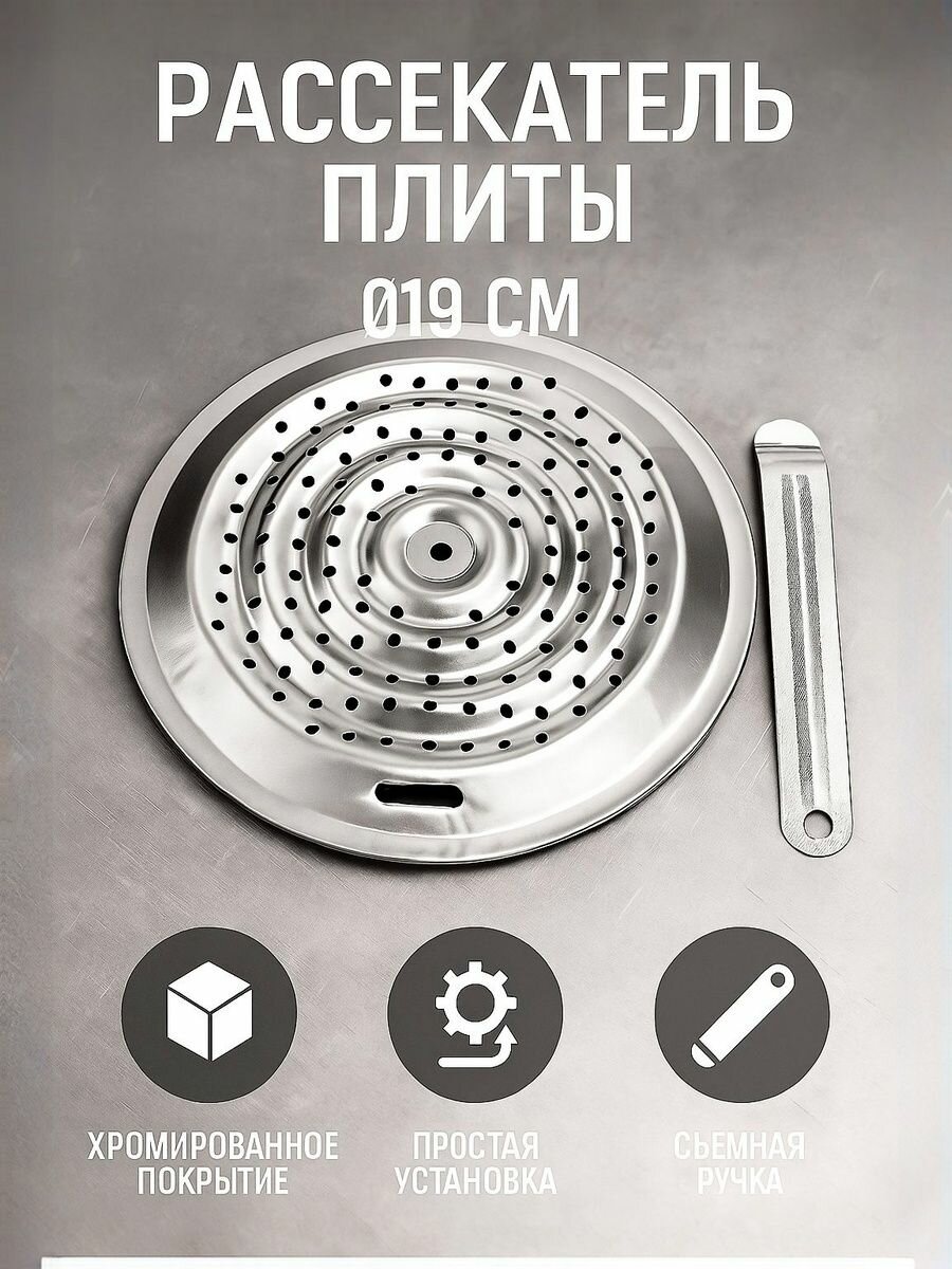 Подставка на газовую плиту 1шт / Рассекатель для газовых плит/ Подставка под кофейник