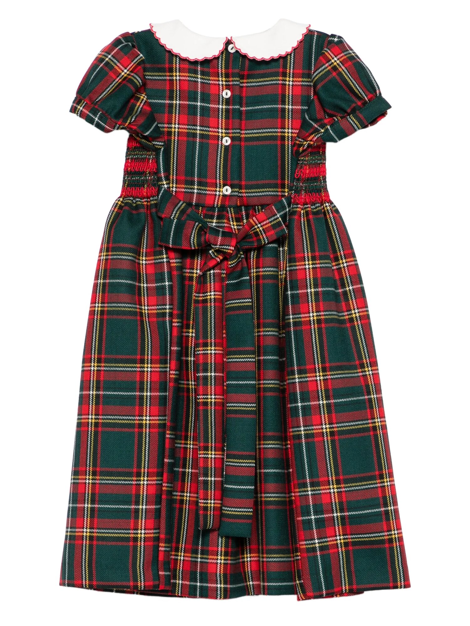 Платье Siola Tartan-pattern smocked dress, размер 10 лет — фото 1