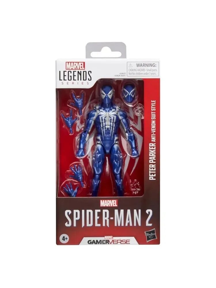 Фигурки Hasbro Marvel Legends Gamerverse Spider-Man2 Series Action Figures Black Cat&Miles Morales&Peter Parker-16cm; Марвел фигурки