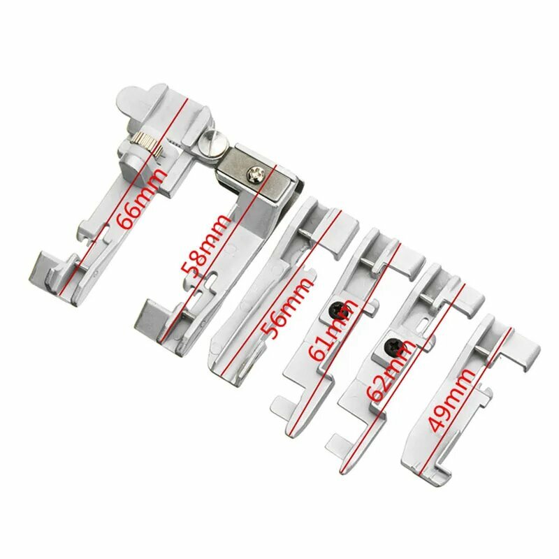 Набор из 6 прижимных лапок для оверлока Aleekit