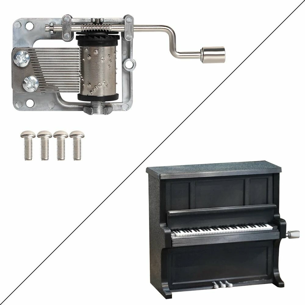 Для Bambu Lab P1 X1 A1 A1 MINI Piano Music Box Kit, набор для 3D-принтера