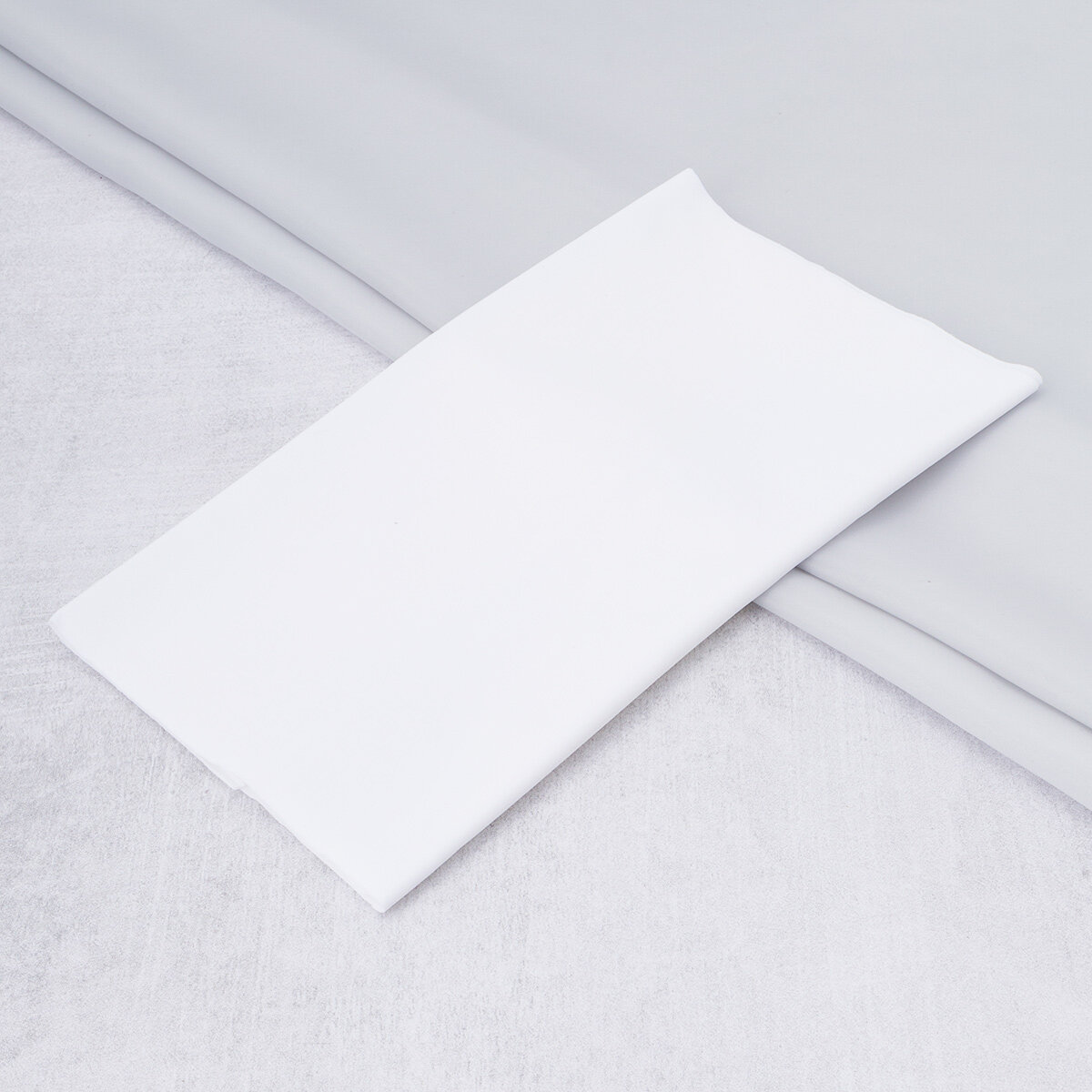 Микрофибра ткань для шитья и рукоделия, 25х70 см +/- 3 см, плотность 131г\м2, цвет прибл. белый