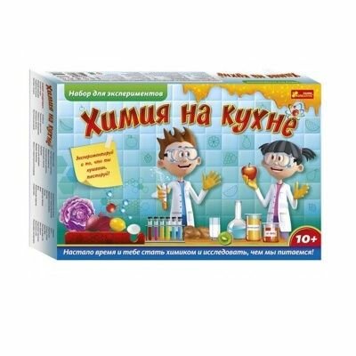 Набор для экспериментов "Химия на кухне" 10+ "Ранок"