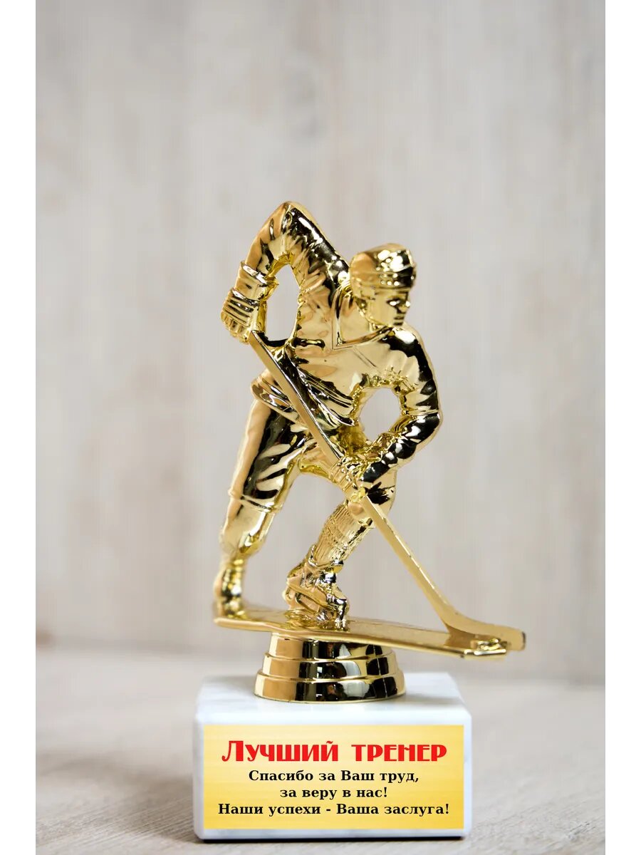 Статуэтка Хоккеист "Лучший тренер по хоккею"