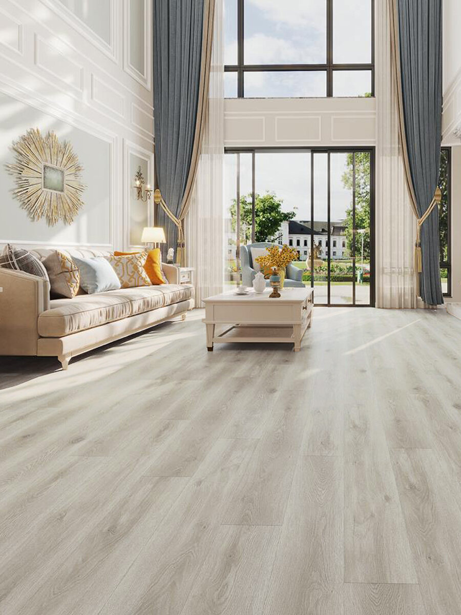 Кварцвиниловый SPC ламинат I-Floors Basic - Дуб Осама - образец, 4.2 мм — фото 1
