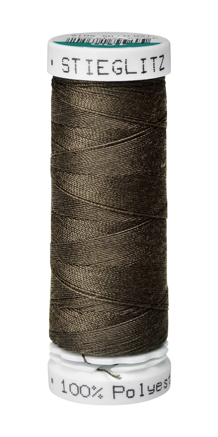 Нитки швейные Stieglitz50 70м, темно-серый (5606)