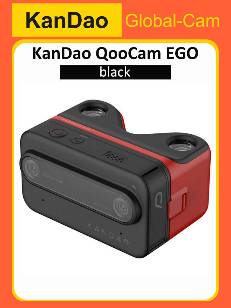 3D-камера Kandao QooCam EGO Совместимо с гарнитурами Pico VR - Черный