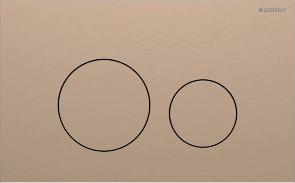 Кнопка смыва Geberit Sigma 40 115.628. QB.1 для инсталляции, розовое золото матовый