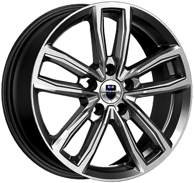 Диски легковые литые 6.5*17 5*114.3 et45 h67.1 КиК Каланг Кварц(цвет)
