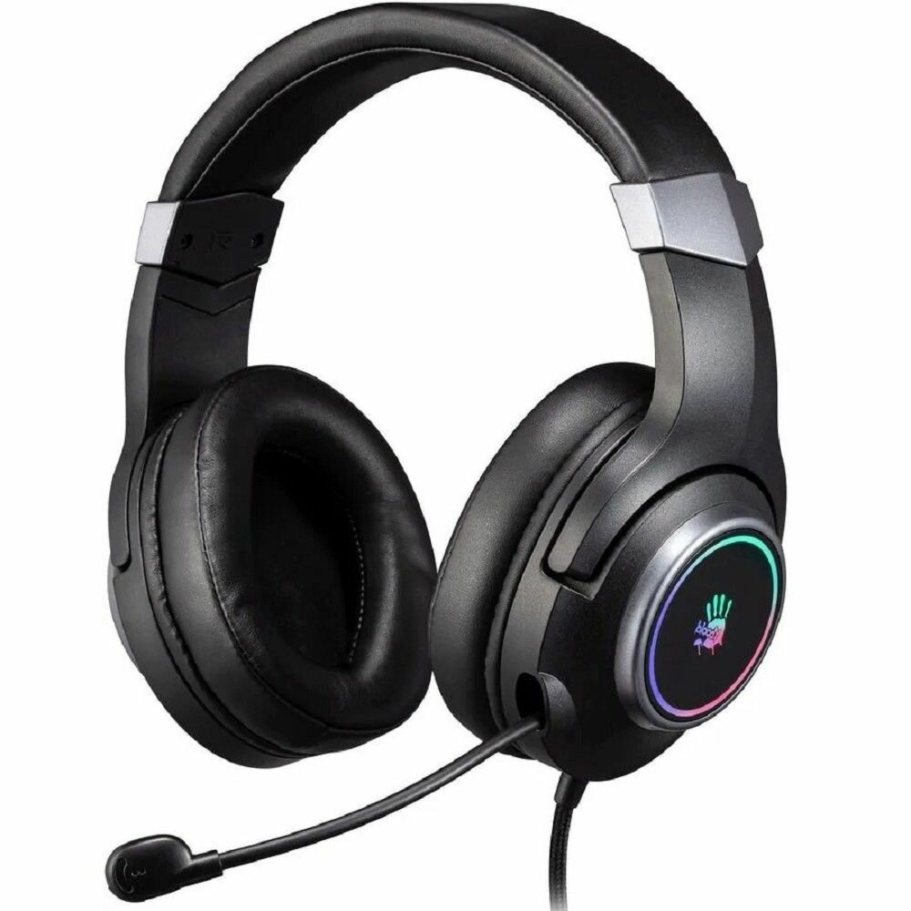 A4Tech Наушники с микрофоном Bloody G350 черный 2м мониторные USB оголовье G350 USB BLACK