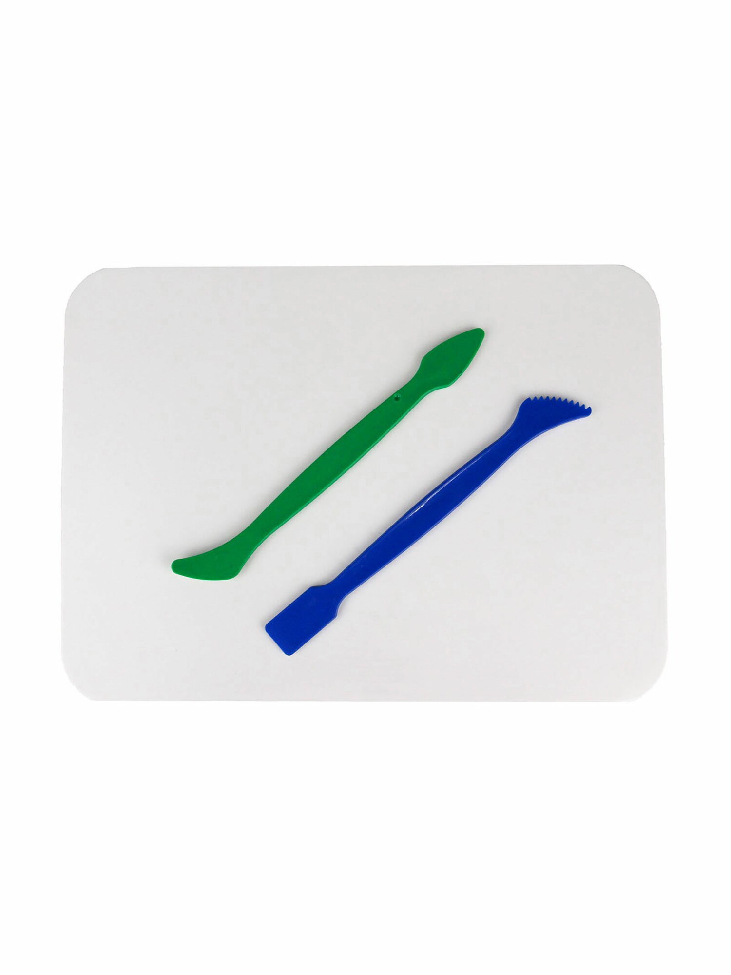 Доска для лепки А5 "Школьная", 1000 мкм, пластик, 2 стека, белая