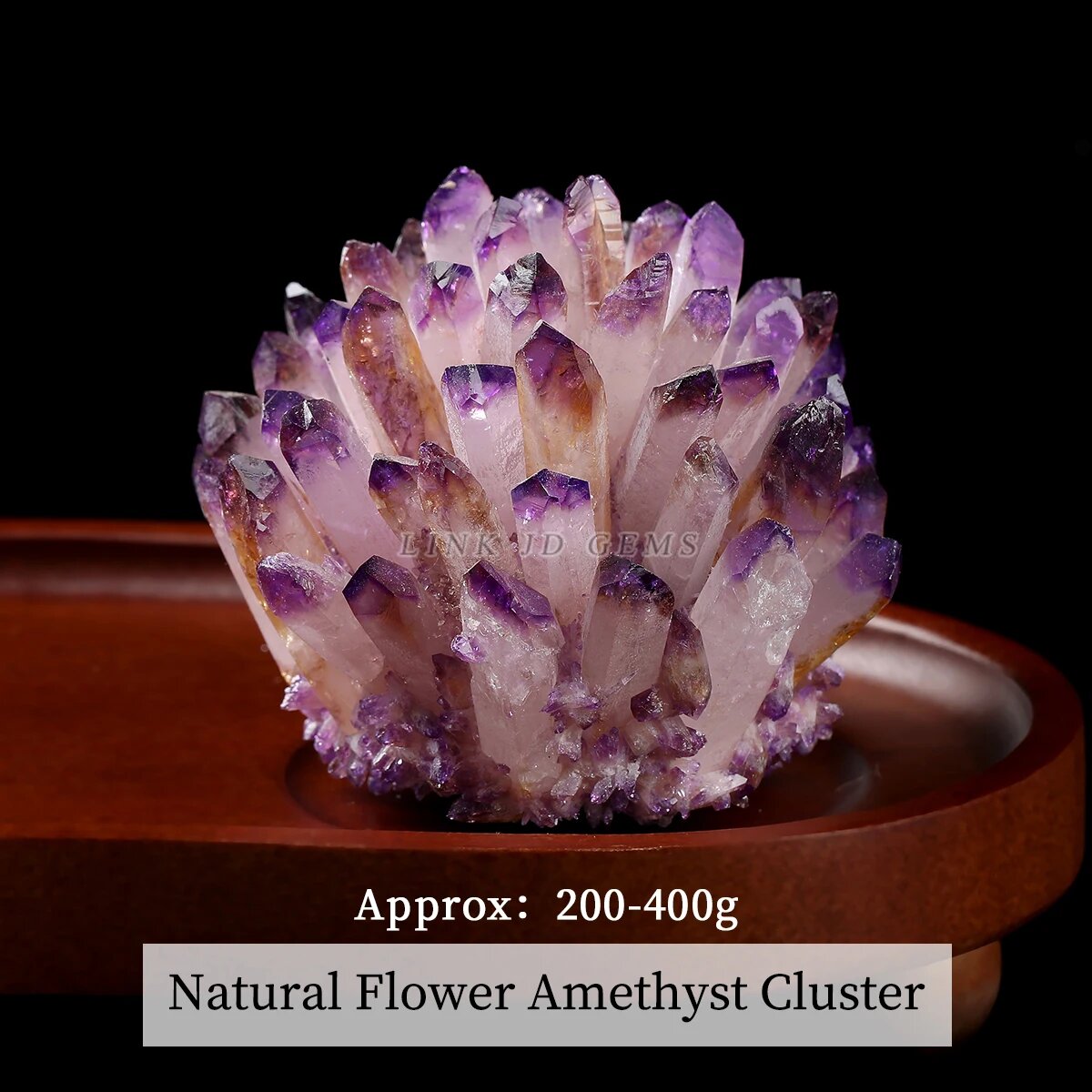 Необработанный аметист и цитрин, кластер Фиолетовый, Flower Amethyst