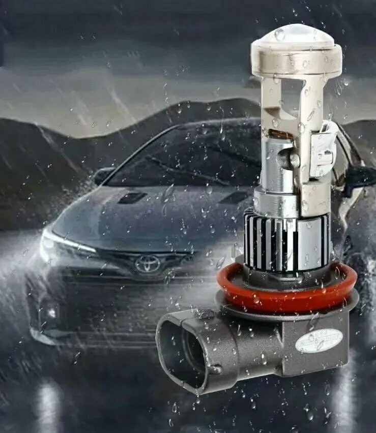Fenikso Лампа автомобильная H11/H8/H9, 2 шт. арт. H11 6000K