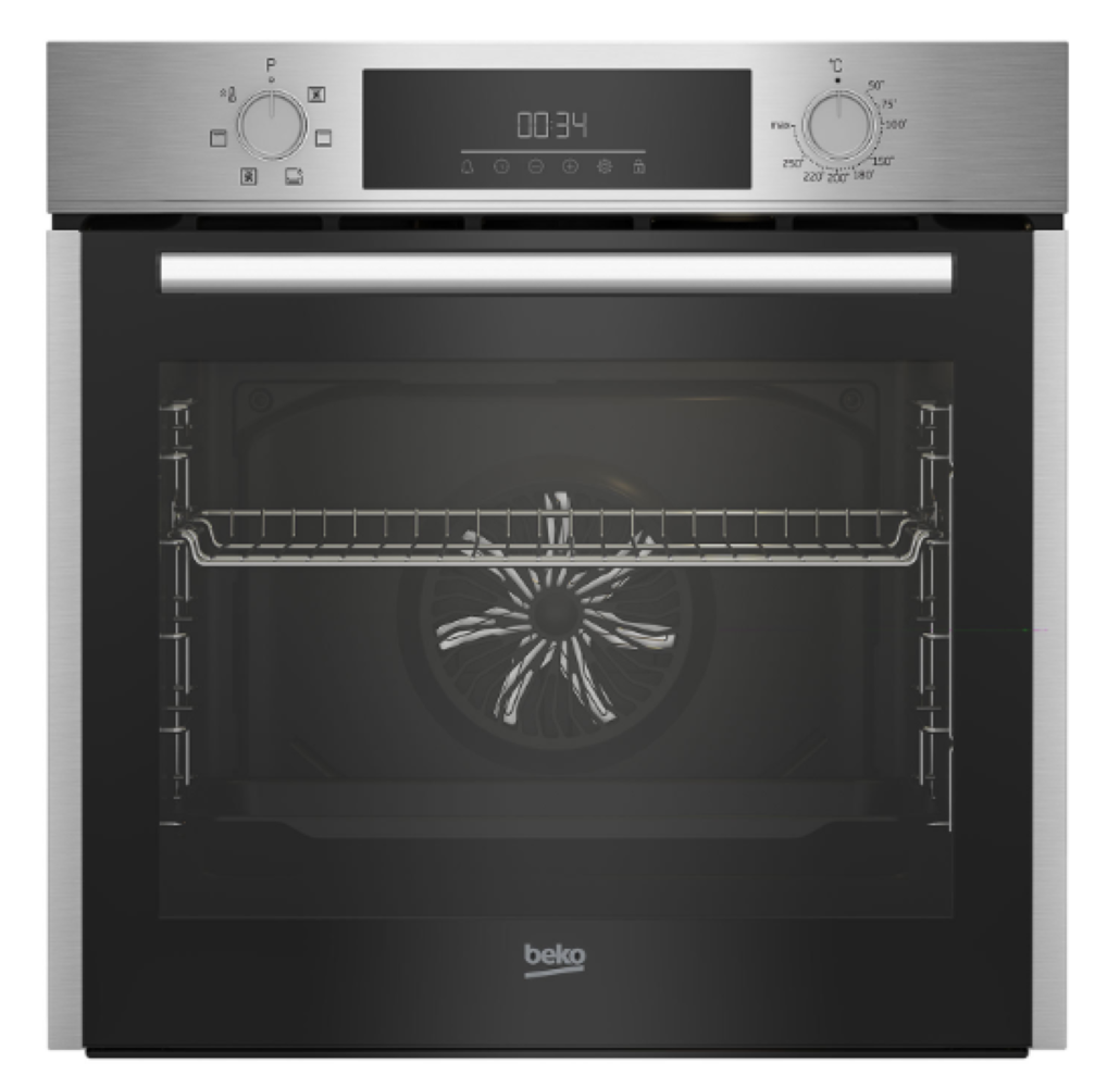 Духовой шкаф Beco BIOC1431KXNC, конвекционный, объем 72л, нержавеющая сталь