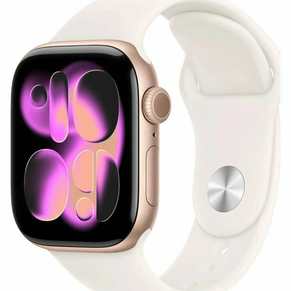 Apple Watch S11 42mm, GPS, Aluminium Case Rose Gold, Light Blush Sport Band m/l