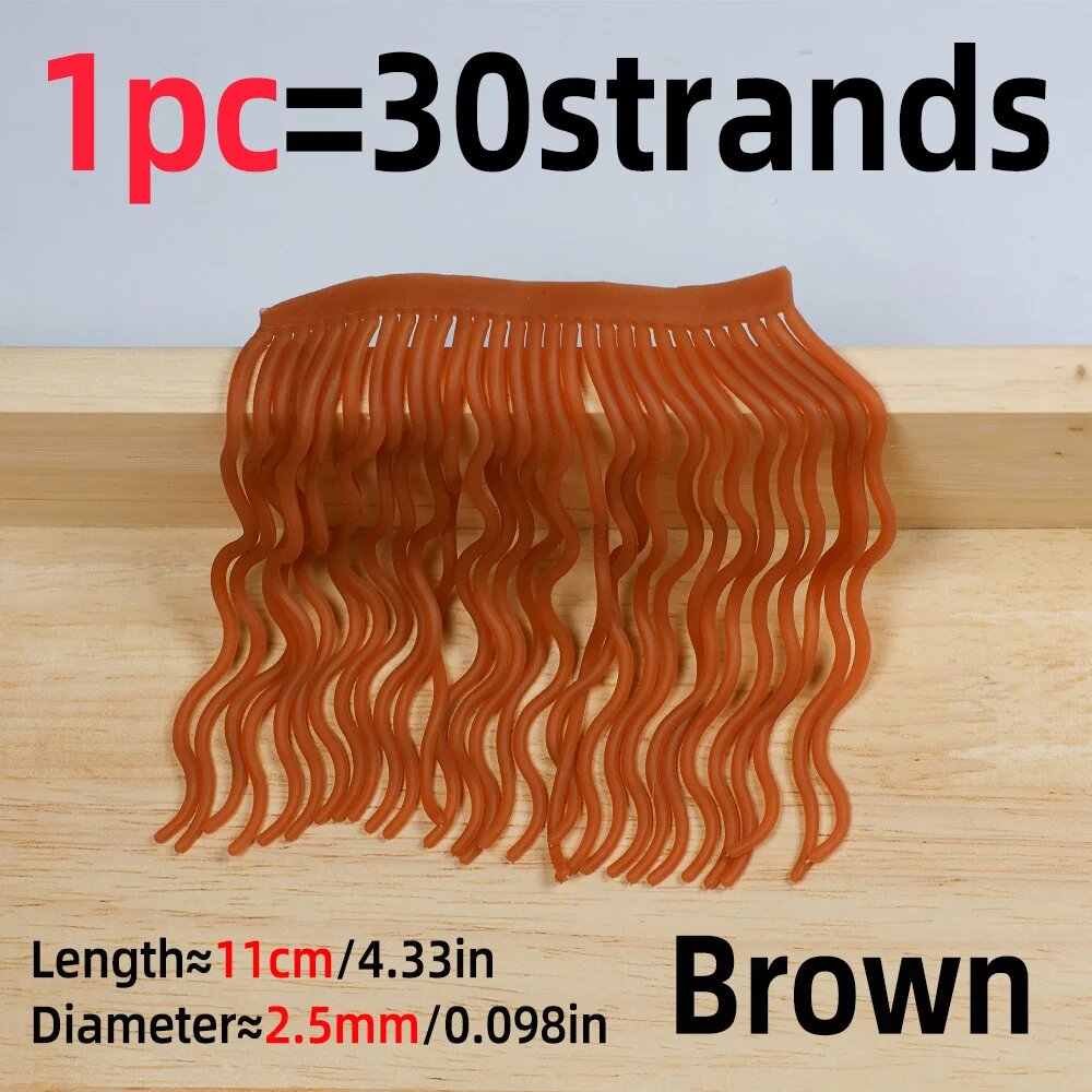 Wifreo Мушки из силикона для ловли форели и окуня Коричневый, Brown