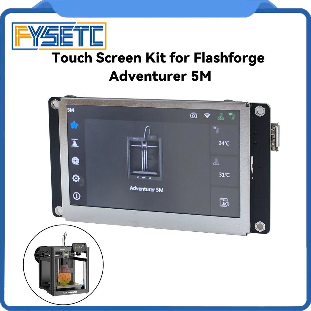 Комплект сенсорного экрана FYSETC для Flashforge Adventurer 5M