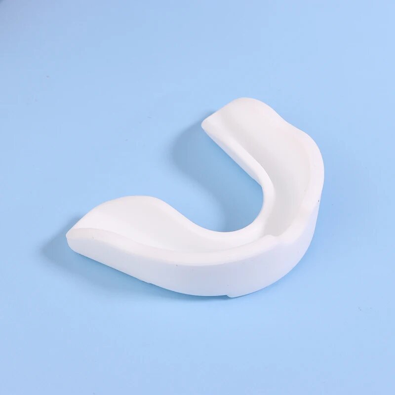 Силиконовая защита для зубов, капа для ночного сна, лоток для регби, каратэ, бруксизма, бокса, защита, тренировка саньды, стоматологические ограждения Белый, White