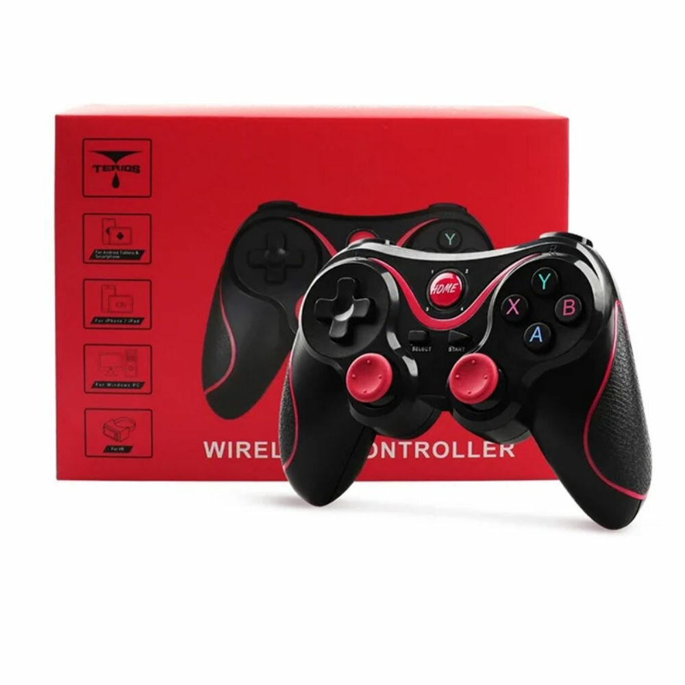 Игровой джойстик Plug and Play T3 USB 24G Wireless BT для мобильных телефонов Android/IOS/PS3/ПК/Switch Gamepad Controllers