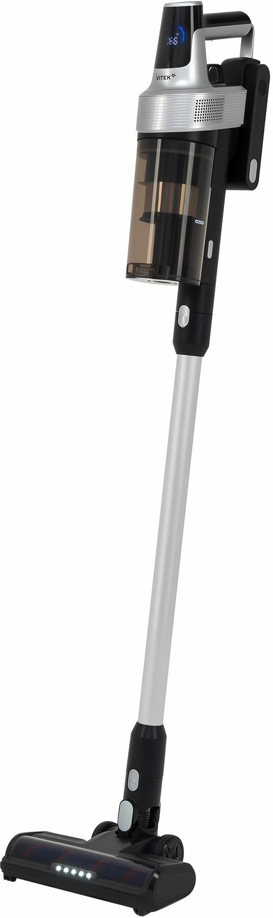 Вертикальный беспроводной пылесос для дома VITEK VT-CLS01LIGHT, 450 Вт, 25000 Па, подсветка