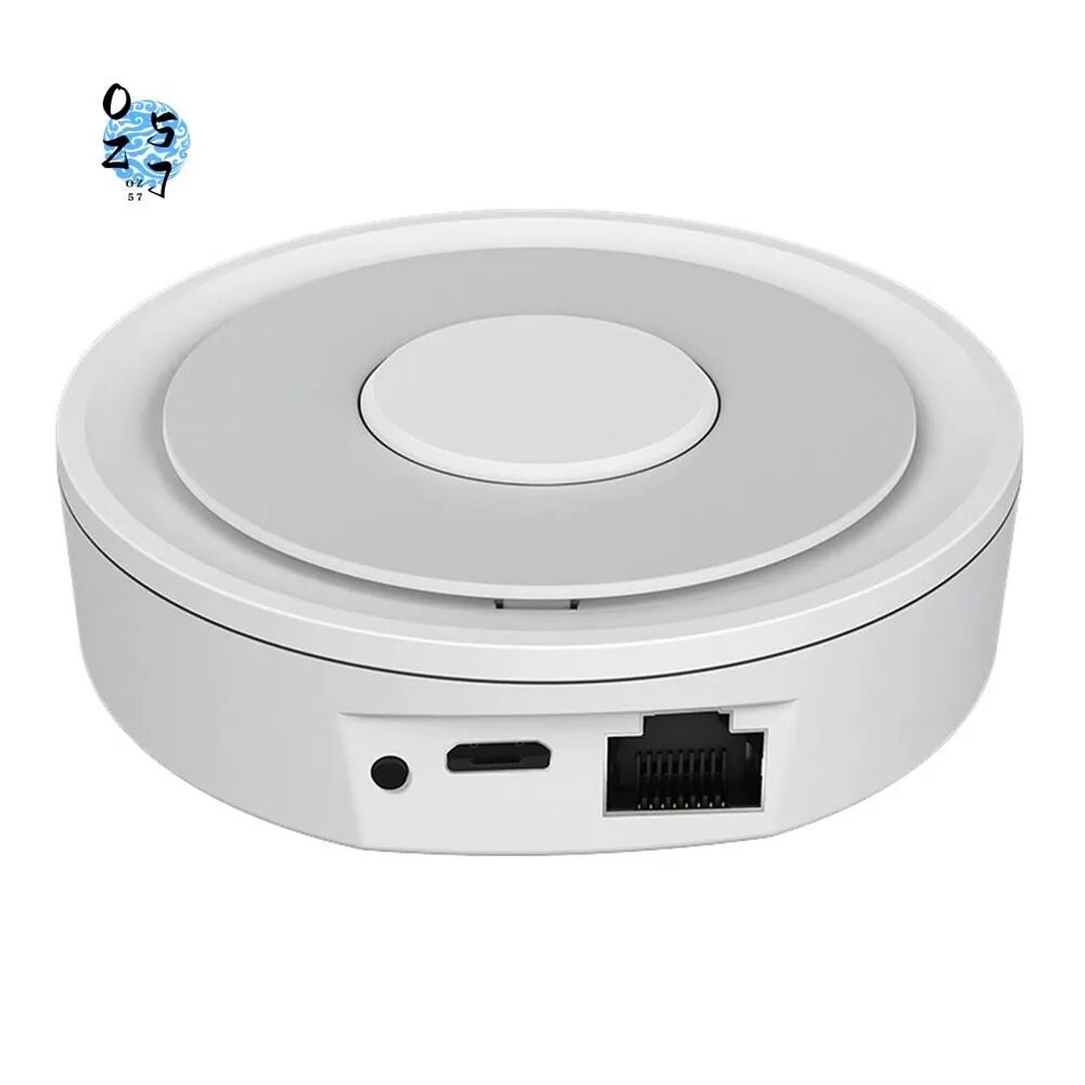 (Z I X N) Проводной Шлюз Zigbee3.0 Tuya Для Дома TuyaSmart APP Work Smart Device Гостиной, Кухни, Спальни, Прочный