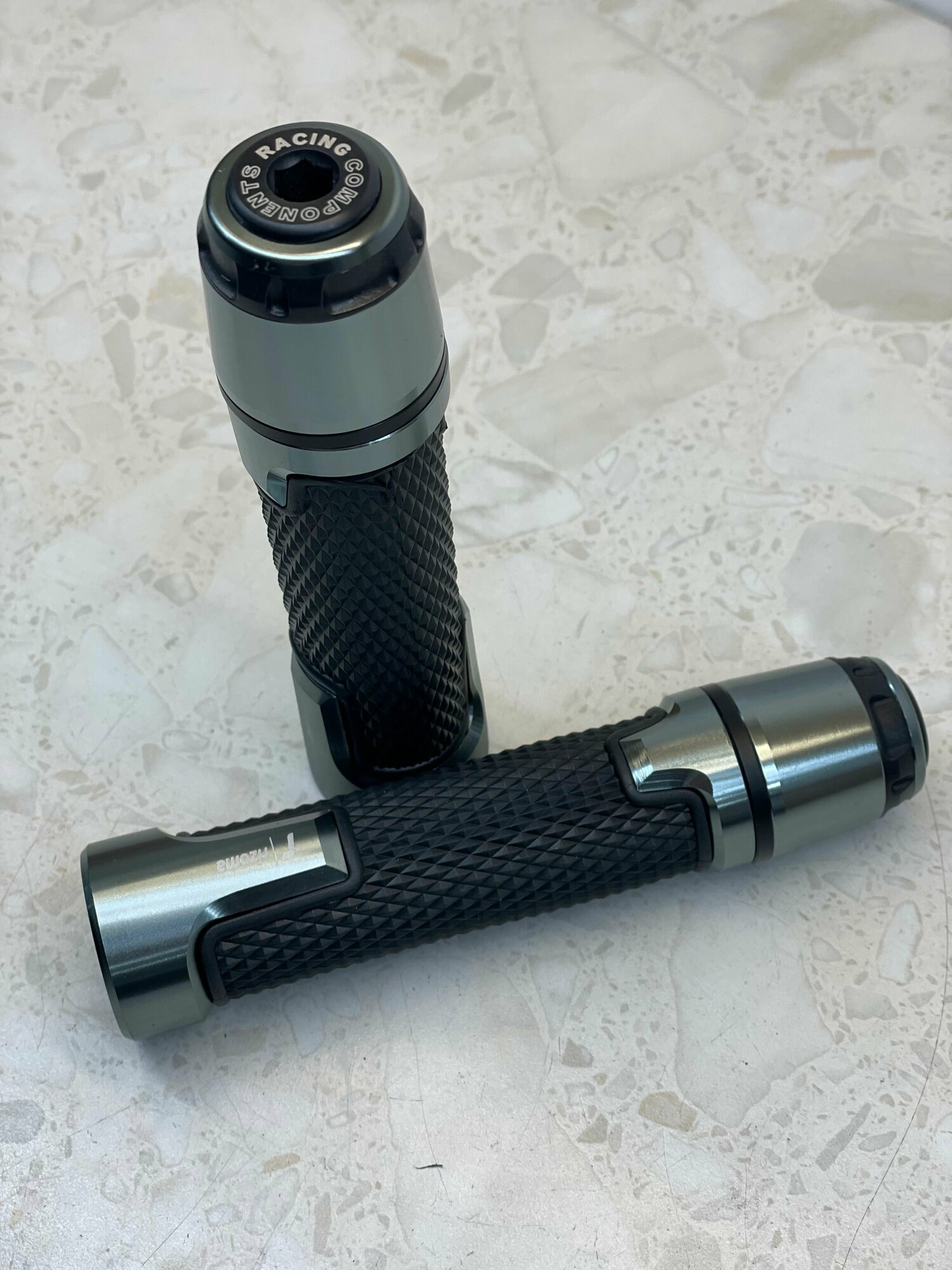 Грипсы с грузиками модель 4 титановый